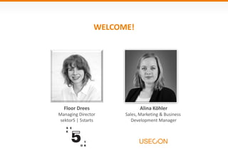 USECON Webinar 2017: Alina's Guests - Floor Drees from sektor5 | PPT