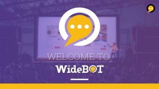 Chatbots Workshop by WideBot | PPTX | Artificial Intelligence ...