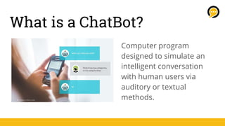 Chatbots Workshop by WideBot | PPTX | Artificial Intelligence | Technology & Computing