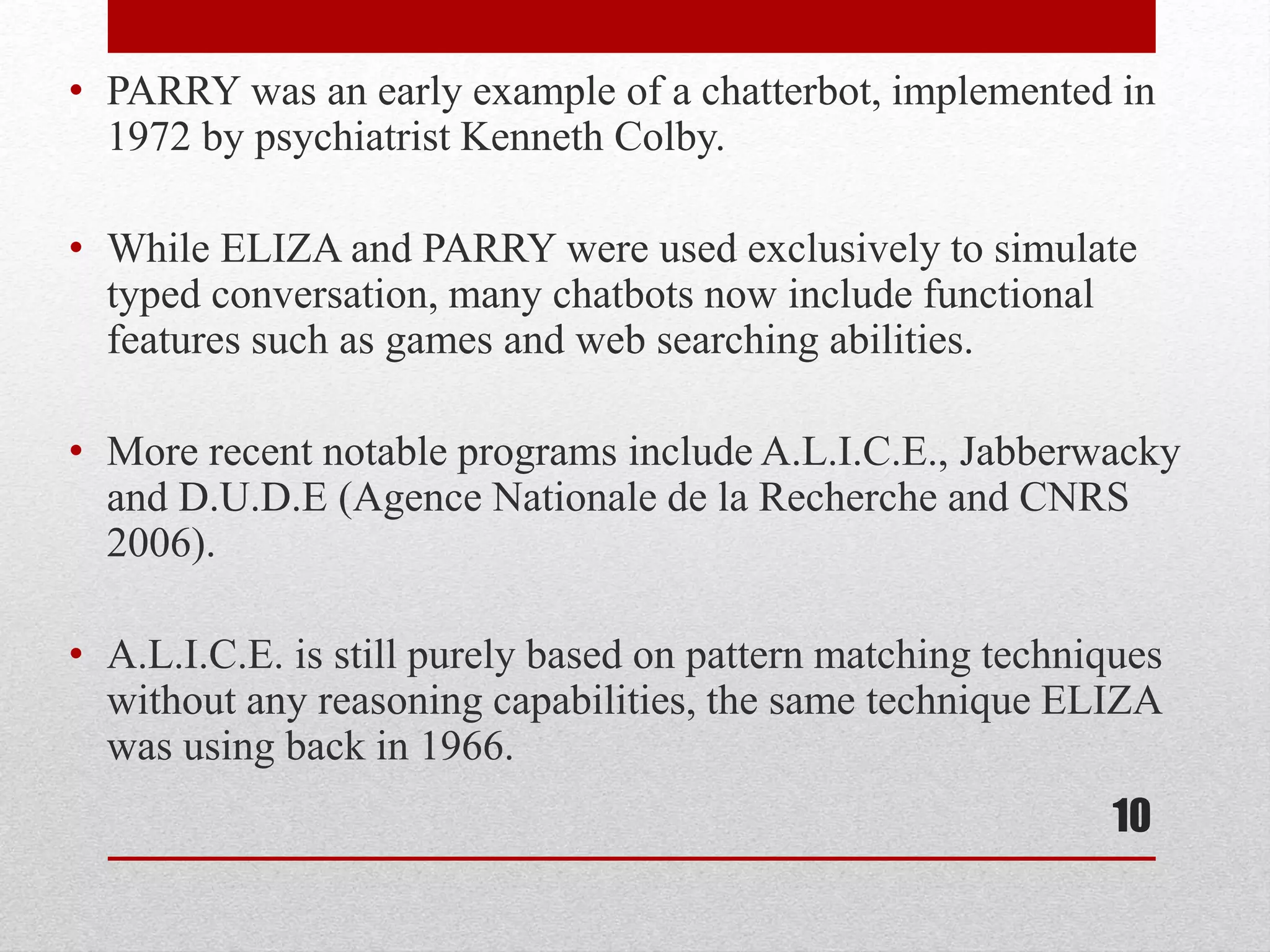 Chatbot Technology | PPTX