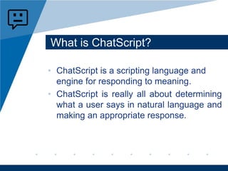 Building Your First Chatbot - A Beginner's guide | PDF