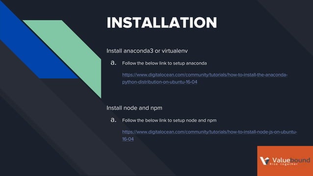 Chatbot with RASA | Valuebound | PPT