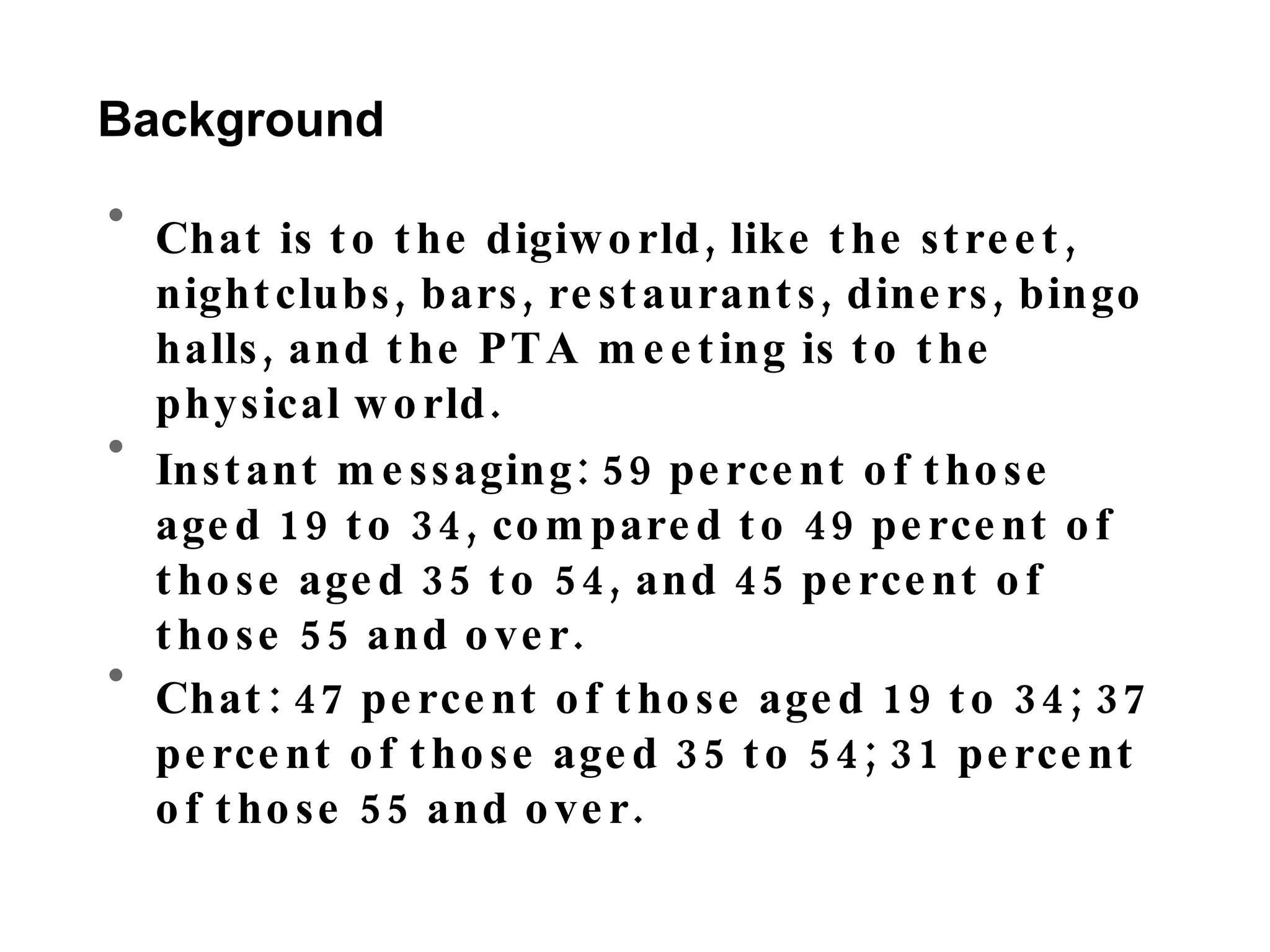 ChatRap Discussion - Dynamic Segementation | PPT