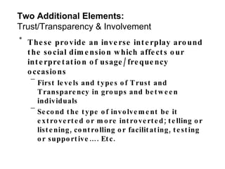 ChatRap Discussion - Dynamic Segementation | PPT