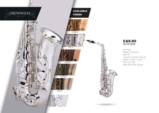Château saxophone Catalogue | PDF