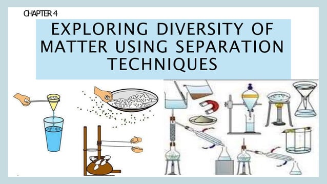 Chater 4 Exploring Diversity Of Matter Using Separation Techniques Pptx