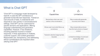 Extensive us of Chat GPT and its prompts | PPTX | Web Conferencing ...