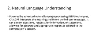 ChatGPT is an AI-driven conversational agent | PPT