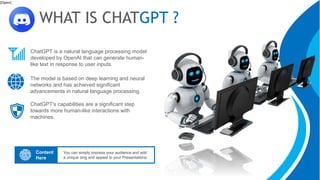 Chatgpt Template Slidesppt Net Pptx