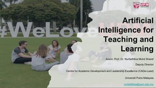 Artificial Intelligence in Education | PPTX