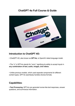 ChatGPT 4o Full Course & Guide.pdf by X.GI.pdf