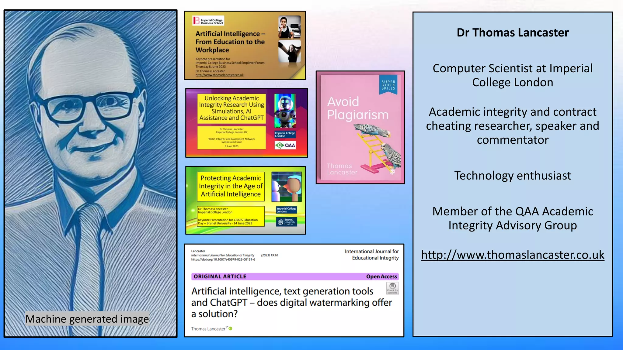 ChatGPT and Academic Integrity - Thoughts For Professional, Statutory ...