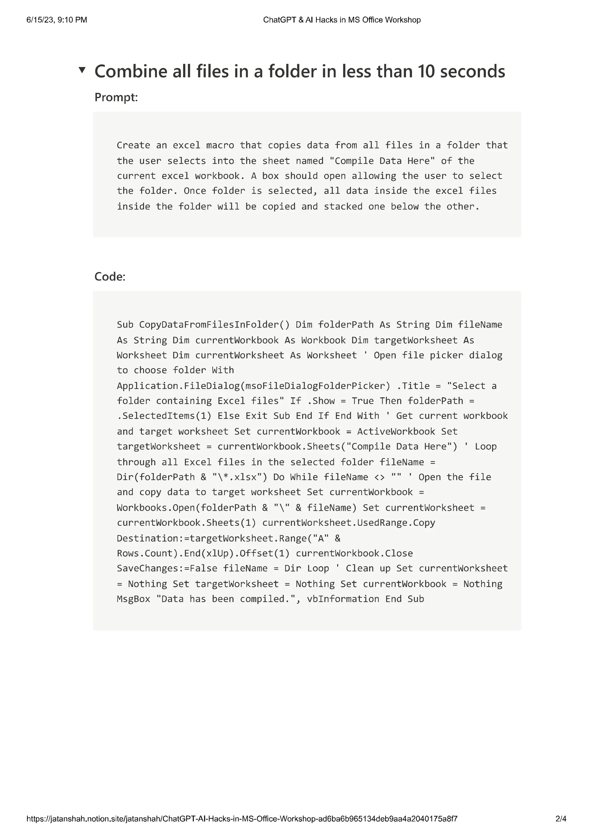 ChatGPT & AI Hacks in MS Office Workshop1.pdf