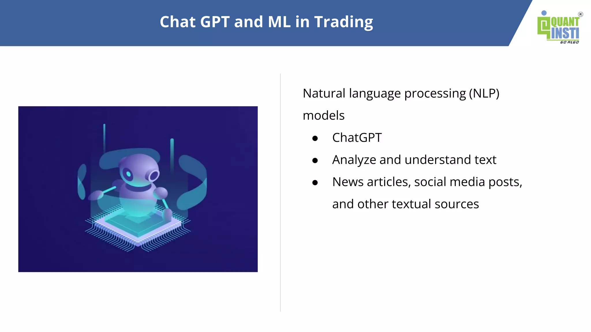ChatGPT and Machine Learning in Trading | PDF