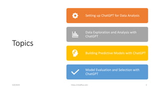 ChatGPT for Data Science Projects | PPTX