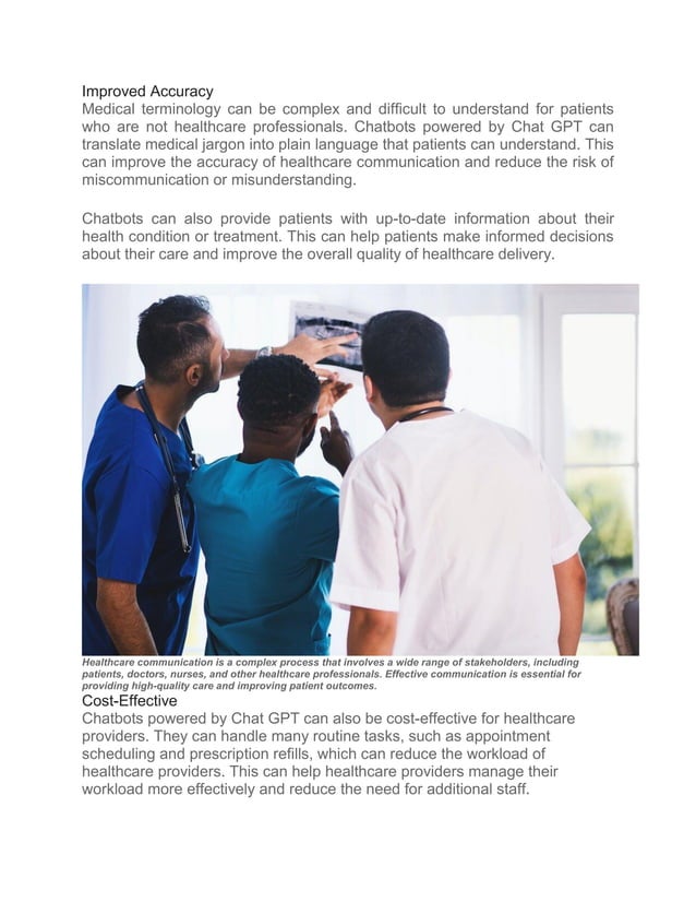 Chat Gpt For Doctors Revolutionizing Healthcare Communication By Dr Mahboob Pdf