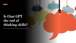 Chat GPT - A Game Changer in Education | PDF