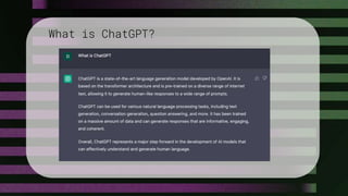 ChatGPT General Meeting | PPT