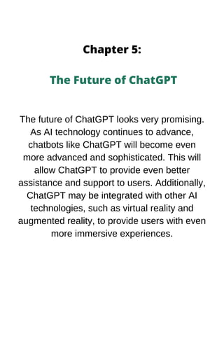 ChatGPT Guide.pdf | Computer Software and Applications | Computing