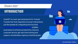 ChatGPT Integration With Salesforce Use Cases | PPTX | Web Conferencing ...