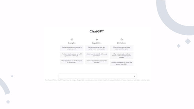 Chat_GPT_Presentation | PPTX | Computer Software and Applications | Computing