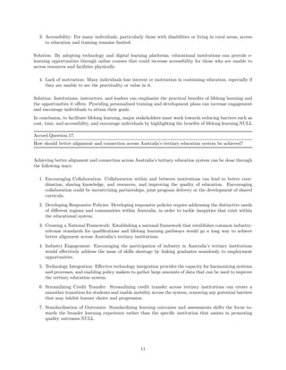 ChatGPT Responds to Universities Accord Discussion Paper | PDF