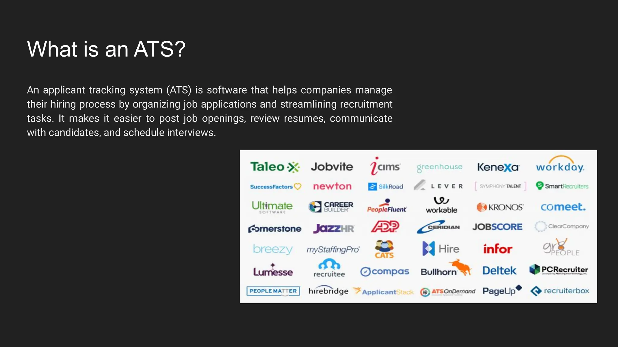 ChatGPT Resume Presentation. Get Past ATS Scanners | PPT