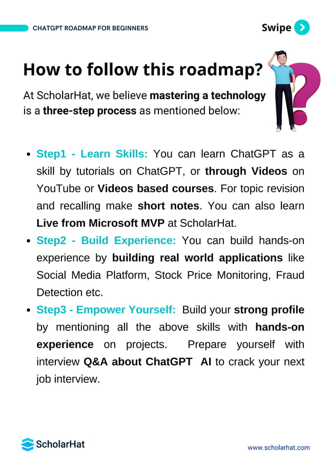ChatGPT Roadmap for Beginners PDF By Scholarhat | PDF