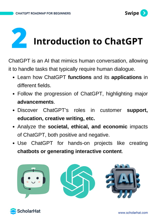 ChatGPT Roadmap for Beginners PDF By Scholarhat | PDF