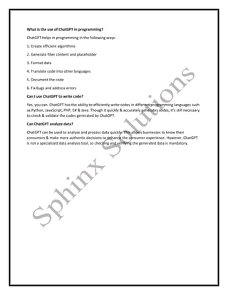 ChatGPT Usage In Software Development – Curse or Boon.pdf