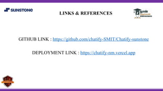 Chatify application for communication ppt .pptx