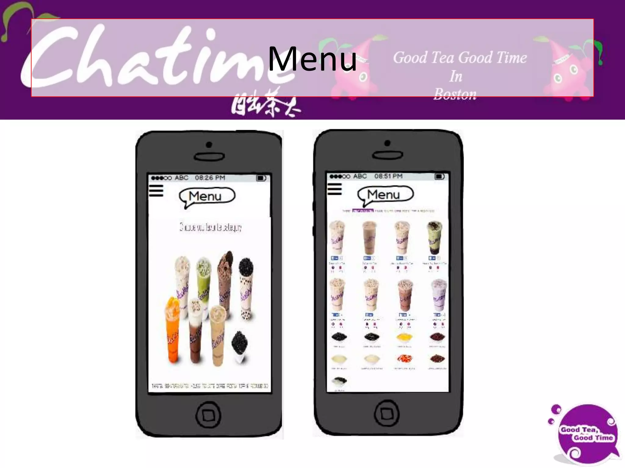 Chatime indonesia mobile app | PPTX