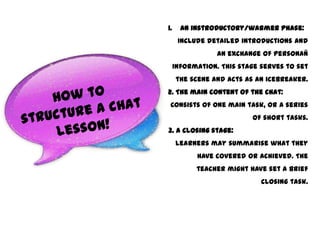 Chat in language teaching | PPT