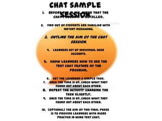 Chat in language teaching | PPT