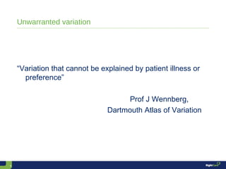 Right Care Atlas of Variation in Healthcare - Children and Young People ...