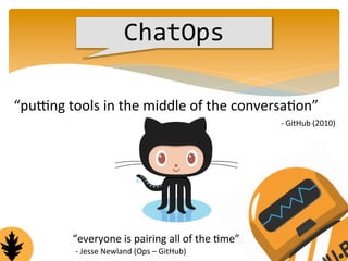 Chat ops .. a beginner's guide | PPT