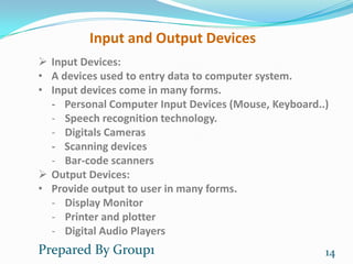 MIS Presentation Chapter III: Hardware | PPT