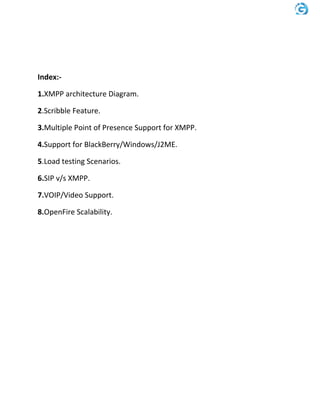 Chat app case study - xmpp vs SIP | PDF
