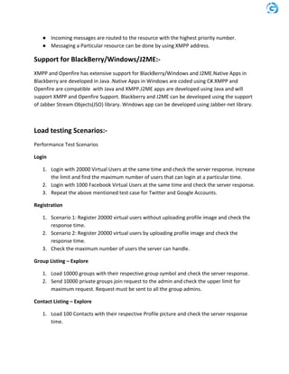 Chat app case study - xmpp vs SIP | PDF