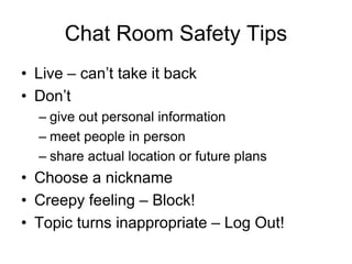 Chat room example | PPTX