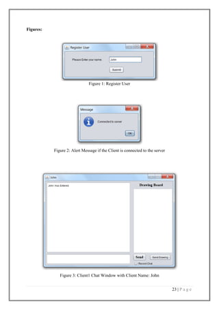 Chat Room System using Java Swing | PDF