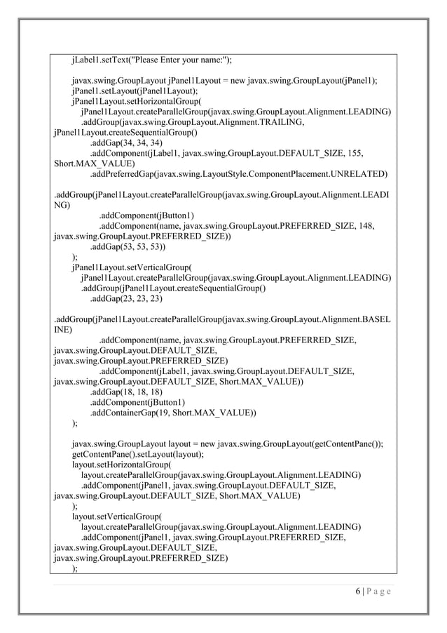 Chat Room System using Java Swing | PDF | Programming Languages | Computing