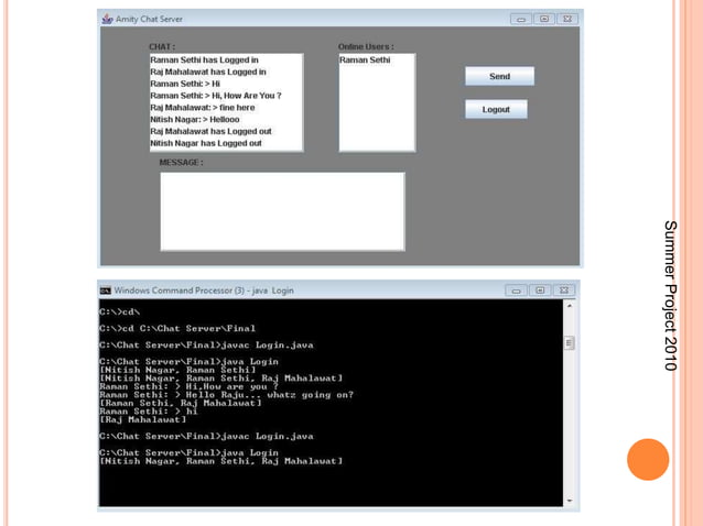 Chat server nitish nagar | PPT