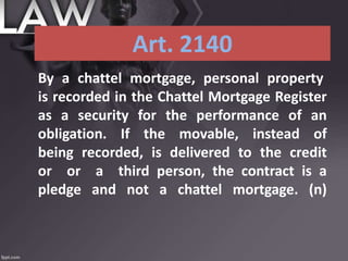 Chattel | PPT