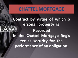 Chattel | PPT