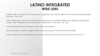 Model of Latino Identity Development and Model of Hispanic Identity ...