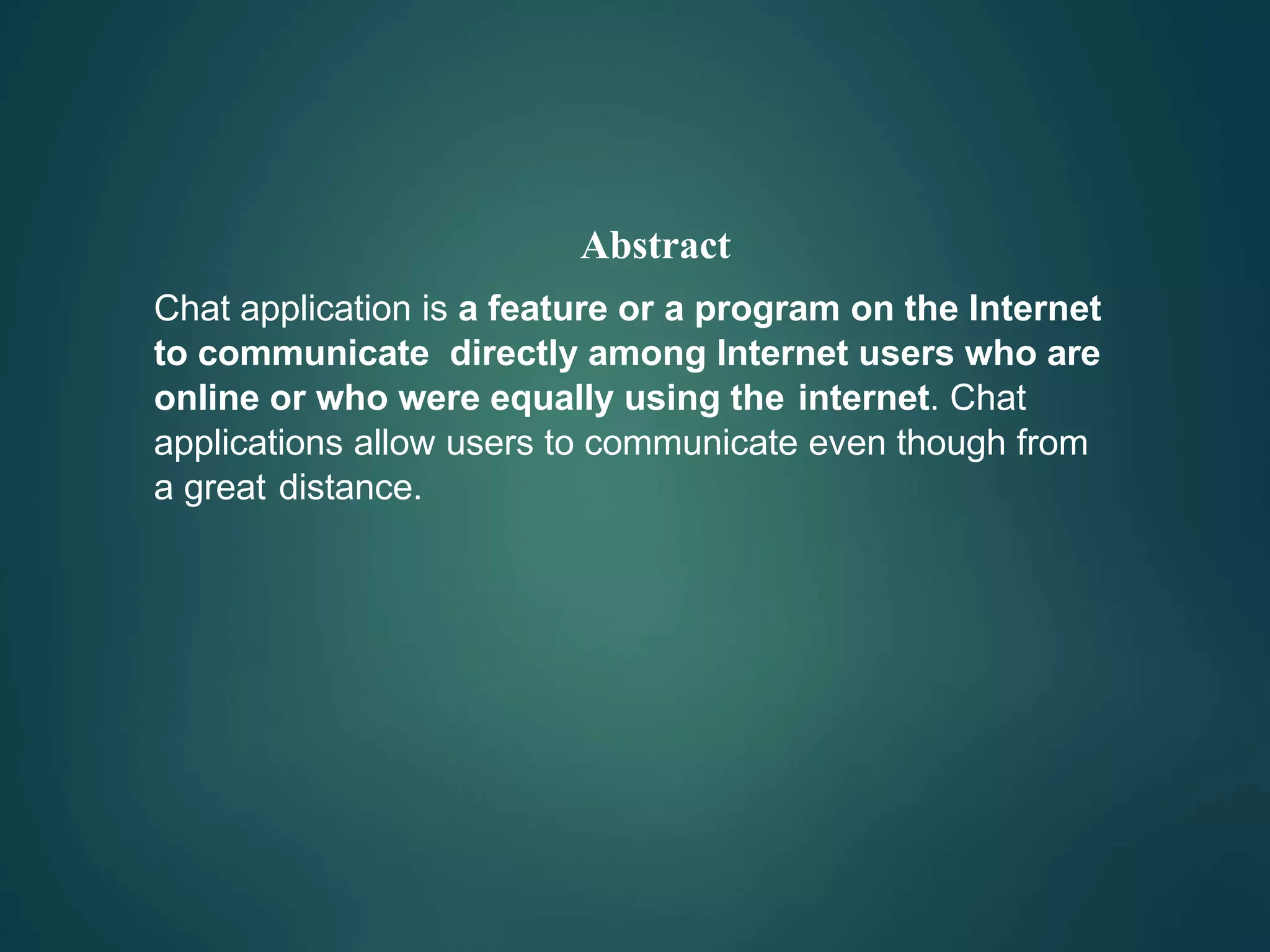 CHATTING APPLICATION.pptx