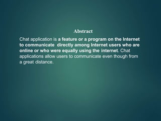 CHATTING APPLICATION.pptx