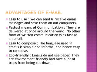 Chatting & Email | PPTX | Internet for Beginners | Internet