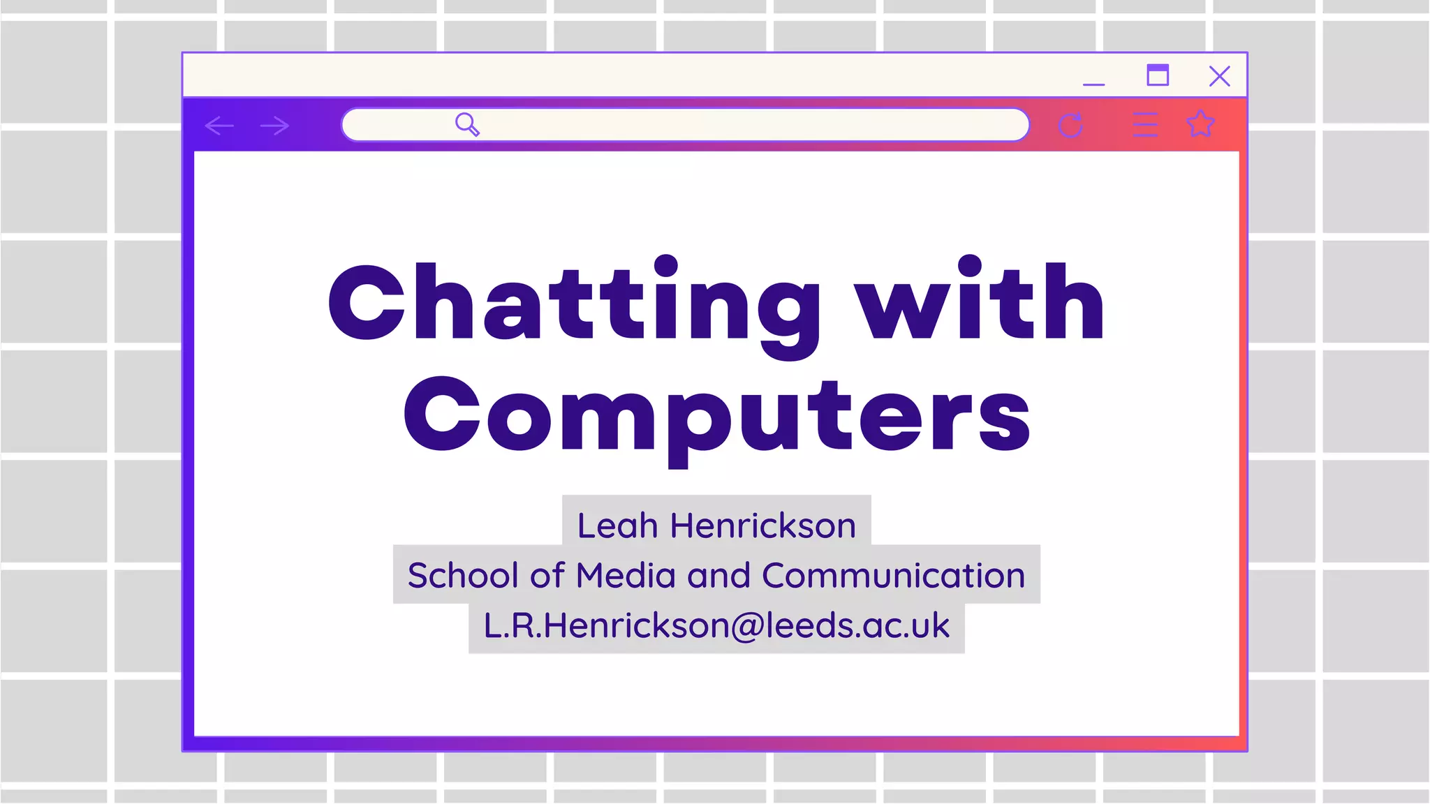 Chatting with Computers | PPT